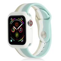 China 38mm / 40mm Four Color Silicone Watch Strap Replacement Portable for sale