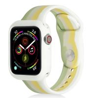 China 38mm / 40mm Four Color Silicone Watch Strap Replacement Portable for sale