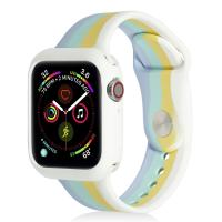 China 38mm / 40mm Four Color Silicone Watch Strap Replacement Portable for sale