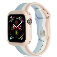 China 38mm / 40mm Four Color Silicone Watch Strap Replacement Portable for sale