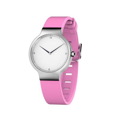 China 36mm Silicone Quartz Watch OEM 3BAR Rubber Wrist Watch Stainless Steel Case for sale