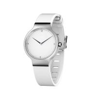 China 36mm Silicone Quartz Watch OEM 3BAR Rubber Wrist Watch Stainless Steel Case for sale
