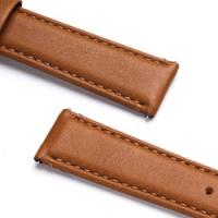 China Luxury Black Leather Watch Strap Odm 14mm Watch Strap Fashion Genuine for sale