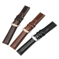 China Wax Oil 18mm Leather Watch Band Strap ODM Top Grain Leather Watch Strap for sale