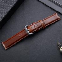 China Wax Oil 18mm Leather Watch Band Strap ODM Top Grain Leather Watch Strap for sale