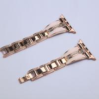 China 1.4inch Silver Metal Watch Strap Odm 20mm Stainless Steel Watch Strap for sale