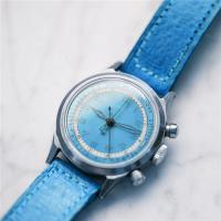 China Fashion OEM Blue Stainless Steel Watch 3BAR for sale