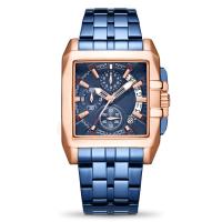 China 40mm Square Quartz Watches ODM Japan Movt Quartz Watches For Men OEM for sale