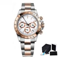 China 3ATM Japan Movt Watch Stainless Steel Back Quartz Black Date Function for sale
