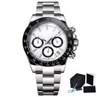 China 3ATM Japan Movt Watch Stainless Steel Back Quartz Black Date Function for sale