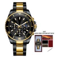 China 26cm Rotatable Stainless Steel Quartz Watch Waterproof Quartz Diver Watch MIYOTA for sale