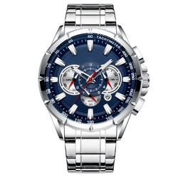 China Chronograph Japan Movt Watch Stainless Steel Back for sale