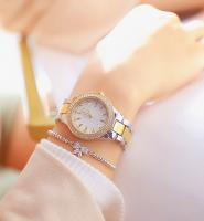 China Golden 3ATM Ladies Watch Gift Set  22cm Ladies Watch And Bracelet Set for sale