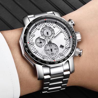 China 45mm Luxury Quartz Watch 5ATM ODM Fashion Chronograph Watches For Men for sale