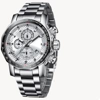 China 45mm Luxury Quartz Watch 5ATM ODM Fashion Chronograph Watches For Men for sale