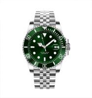 China 0.7 Inch Mens Stainless Steel Quartz Watch 10ATM Water Resistant Watch OEM for sale