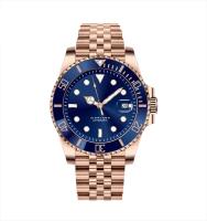China 0.7 Inch Mens Stainless Steel Quartz Watch 10ATM Water Resistant Watch OEM for sale