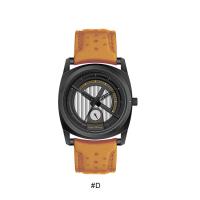 China Japan Miyota 6P28 Leather Strap Watches Mens 3 ATM Watch Stainless Steel Case for sale