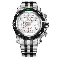 China 42mm Timepiece Stainless Steel Quartz Watch ODM 3ATM Water Resistant Quartz for sale