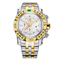 China 42mm Timepiece Stainless Steel Quartz Watch ODM 3ATM Water Resistant Quartz for sale