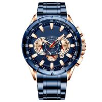 China Timepiece 26mm Stainless Steel Quartz Watch 5BAR Automatic Chronograph Watch for sale