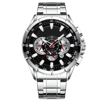 China Timepiece 26mm Stainless Steel Quartz Watch 5BAR Automatic Chronograph Watch for sale