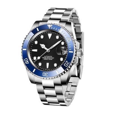 China Luminous 20mm Automatic Mechanical Watch 5ATM Luxury Diver Automatic Watch for sale