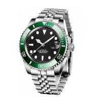 China Luminous 20mm Automatic Mechanical Watch 5ATM Luxury Diver Automatic Watch for sale