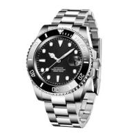 China Luminous 20mm Automatic Mechanical Watch 5ATM Luxury Diver Automatic Watch for sale