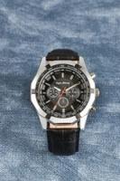 China Chronograph 3ATM Silicone Quartz Watch 47mm Silicone Belt Men'S Watch for sale