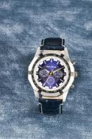 China Chronograph 3ATM Silicone Quartz Watch 47mm Silicone Belt Men'S Watch for sale