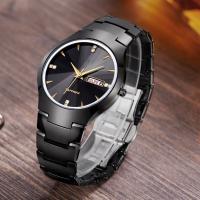 China 5ATM Quartz White Ceramic Watch Minimalism 18mm Analog For Men Sapphire Lens for sale