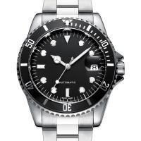 China 22mm Sapphire Male Quartz Wrist Watch With Lighted Dial Rotate Bezel ODM for sale