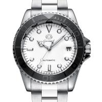 China 22mm Sapphire Male Quartz Wrist Watch With Lighted Dial Rotate Bezel ODM for sale