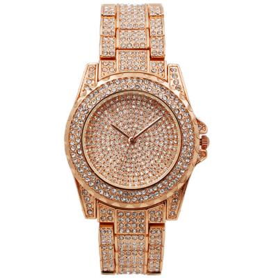 China 3bar Waterproof Alloy Quartz Watch 38mm Luxury Diamond British for sale