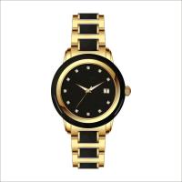 China Japanese Movt 10ATM Analogue Wrist Watch ODM Ceramic Quartz Jade for sale