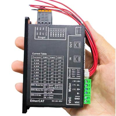 China Communication Bus Ethercat Close Loop EC42 2phase Stepper Motor Driver For Nema17 Nema23 42 57 Motor Controller for sale