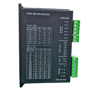 China DM556 Stepper Motor Driver 5.6A Peak Current 20-80VDC 51200ppr Microstepping for Nema23 Motors for sale