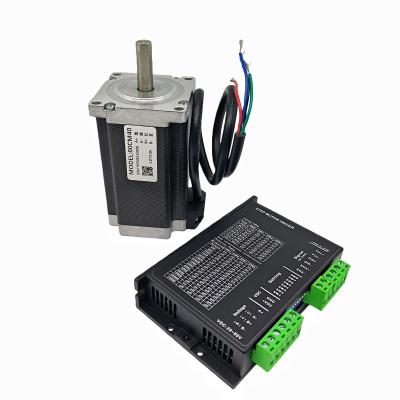 China 60CM40 Stepper Motor Kit with DM542 Driver 4.0N.m Holding Torque 2-Phase Hybrid NEMA24 for CNC Automation for sale
