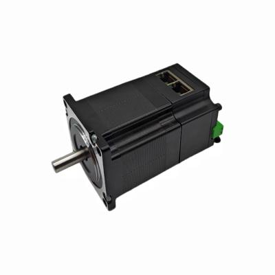 China ICE57 All-in-one 1.3Nm 4A 2 Phase Closed Loop EtherCAT Communication Bus Stepper Motor System for sale