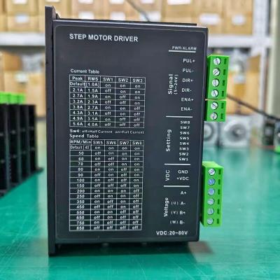 China DM556 5.6A 2 Phase DSP Digital Stepper Motor Driver for NEMA23 42 57 Stepper Motor Controller for sale
