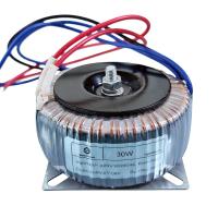 China Custom Pure Copper Toroidal Transformer 30W 50W 110V 240V to 12V 24V 48V for Stepper Motors for sale