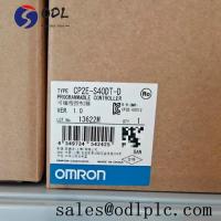 China CP2E-S40DT-D Omron PLC CP2E series compact PLC - Standard Type  NPN output; Power supply 24 VDC for sale