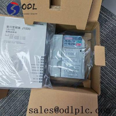 China 380V Yaskawa CINR-JB4A0002BBA 0.4KW J1000 Energy Efficiency 1.8A Output Smooth Operation for sale