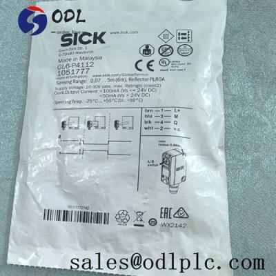 China M8 Conn Sick PLC Sick GL6-P4112 1051777 Retroreflective 5m Visible Red Pnp for sale