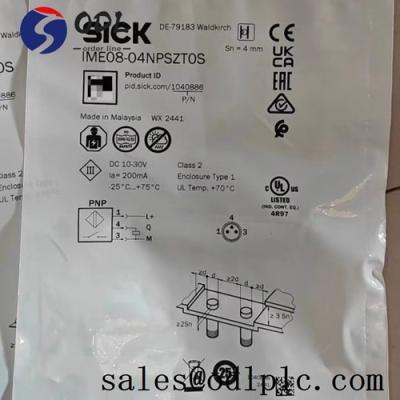 China IME08-04NPSZT0S Sick PLC Inductive proximity sensor, 3.24mm range, M8 x 1，PNP， No, connector M8, 3-pin for sale