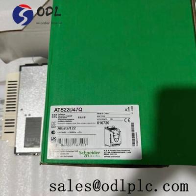 China ATS22D47Q Schneider Soft Starter For Asynchronous Motor, Altistart 22, Control 230V, 230 To 440V, 11 To 22kW for sale