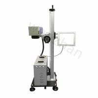 China CO2 Flying Laser Marking Machine WZ-103F For Craft Gifts Clothing Shoes Bags And IC Industry for sale