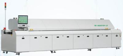 China SMT Assembly Line Lead Free Reflow Soldering Oven PCB Reflow Soldering Equipment 8/10/12 Zones Hot Air Reflow Oven for sale