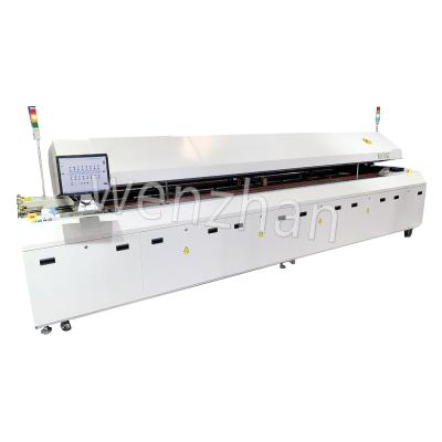 China SMT Line Machine PCB 8 zones Reflow Oven Machine for sale